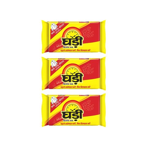 Ghadi Cake Detergent Bar - Pack of 3 Price - Buy Online at ₹48 in India