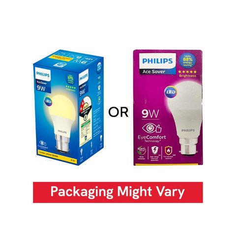 Philips 9 Watt LED Bulb (Warm White/Golden Yellow) Price - Buy Online ...
