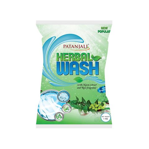 Patanjali Herbal Wash with Neem Extract & Rose Fragrance Detergent ...