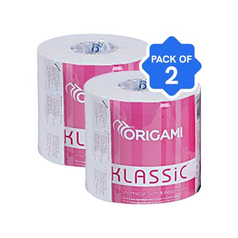 Origami Klassic Toilet Roll (2 Ply) - Pack of 2 Price - Buy Online at ...