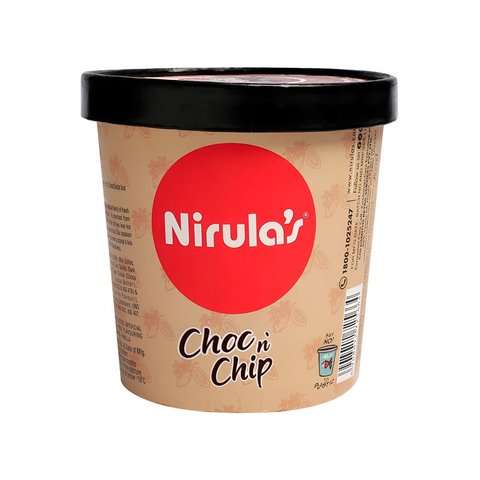 Nirula's Chocolate Chip Ice Cream Tub Price - Buy Online at Best Price ...