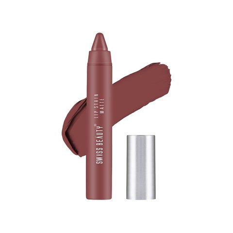 Swiss Beauty Lip Stain Matte Lipstick (Hazelnut 203) Price - Buy Online ...