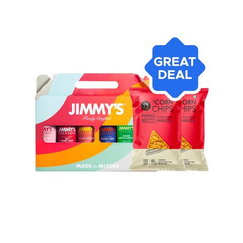 Jimmy's Cocktails - Cocktail Mix Celebration Pack + 4700BC Hawaiian ...