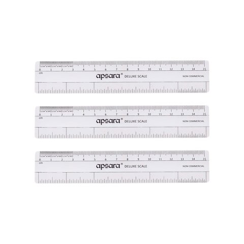Apsara Deluxe 15cm Scale (Transparent) Price - Buy Online at ₹21 in India