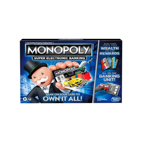 Hasbro Gaming Monopoly Super Electronic Banking Board Game Price - Buy ...