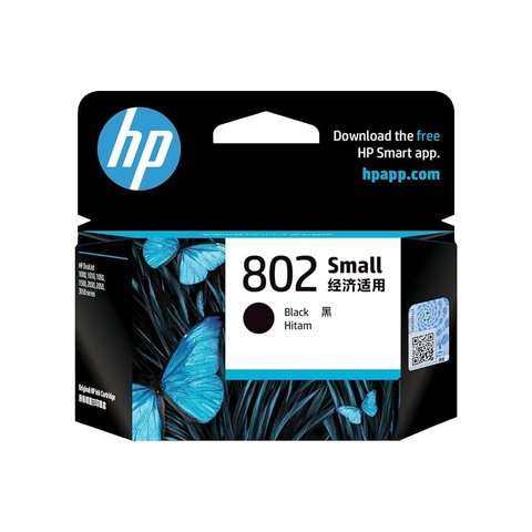 Hp 802 Small Black Ink Cartridge Price - Buy Online at ₹843 in India