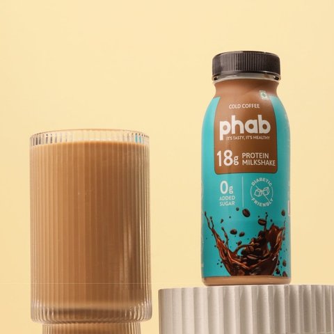 Phab 18g Protein Cold Coffee Protein Milkshake (No Added Sugar) Price ...