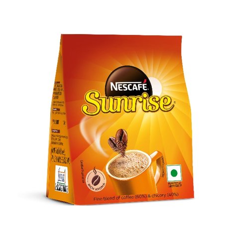 Nescafe Sunrise Instant Coffee Powder (Rich Aroma, Coffee-Chicory Mix ...