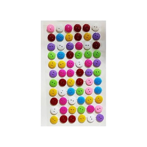 Creative Space Self-Adhesive Button Sticker (Multicolour) Price - Buy ...