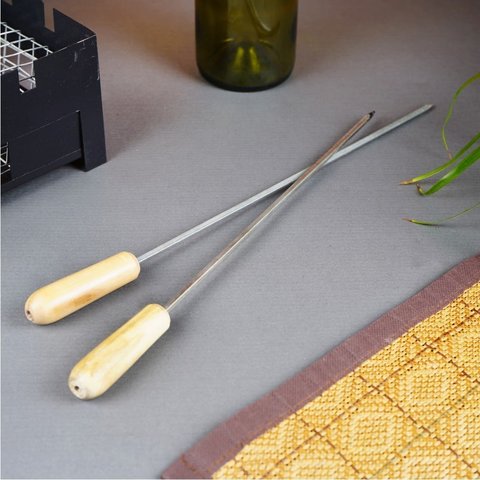 Homez it Barbeque Stick Set (Silver) by Price - Buy Online at ₹99 in India