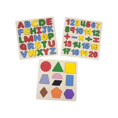 Tantrums Alphabet, Number & Shapes Learning Puzzle Set Price - Buy ...