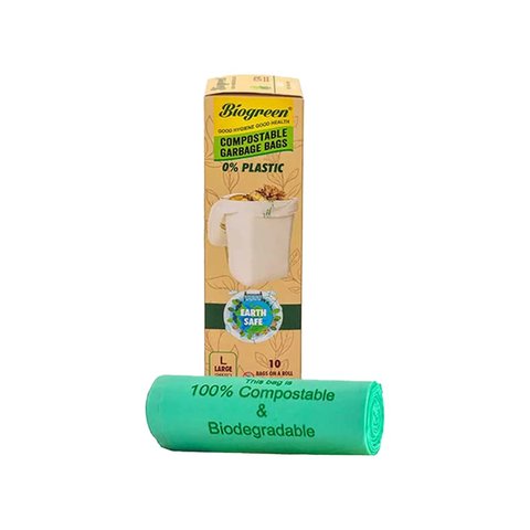 Biogreen Compostable Garbage Bag (24" x 32", Green) Price - Buy Online ...
