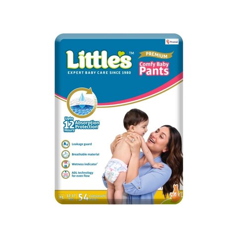 Little's Premium Baby Diaper Pants, XL, 12-17 kg | Jumbo Pack Price ...
