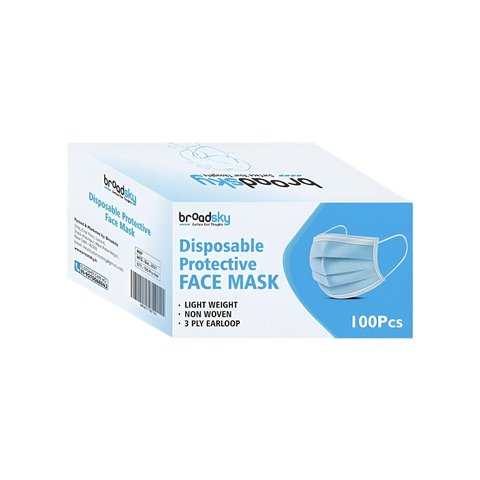 Broadsky Disposable 3 Ply Mask Price - Buy Online at Best Price in India
