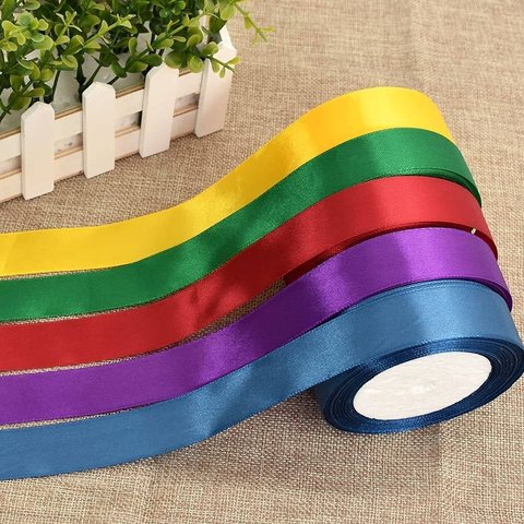 Creative Space Satin Decoration Multicolour Ribbon (7 m) Price - Buy ...