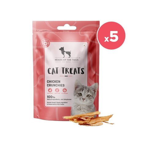 HUFT Chicken Crunchies Crunchy Cat Treat - Pack of 5 Price - Buy Online ...