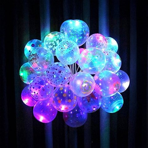 LED Birthday Party Decorations Balloons by Chocozone Price - Buy Online ...