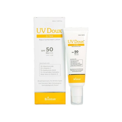 Brinton UV Doux D-TAN Aqua Sunscreen (SPF 50 PA++++) Price - Buy Online ...