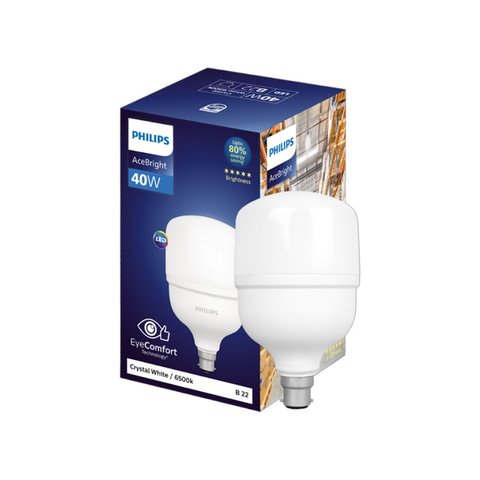 Philips Lighting AceBright 40 W LED Bulb (Crystal White) Price - Buy ...