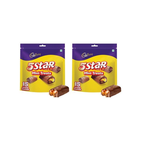 Cadbury 5 Star Mini Treats Filled Bar Chocolate Pack - Pack of 2 Price ...