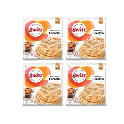 Switz Puff Dough Paratha (Frozen) - Pack of 4 Price - Buy Online at ...