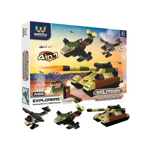 Webby Toys 4 in 1 Military Building Set Price - Buy Online at Best ...