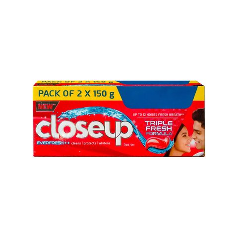 Closeup Everfresh+ Anti-Germ Red Hot Gel Toothpaste - Buy 2 Get 1 Free ...