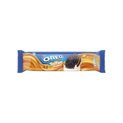 Oreo Toffee Crunch Sandwich Cream Biscuits Price - Buy Online at ₹37 in ...