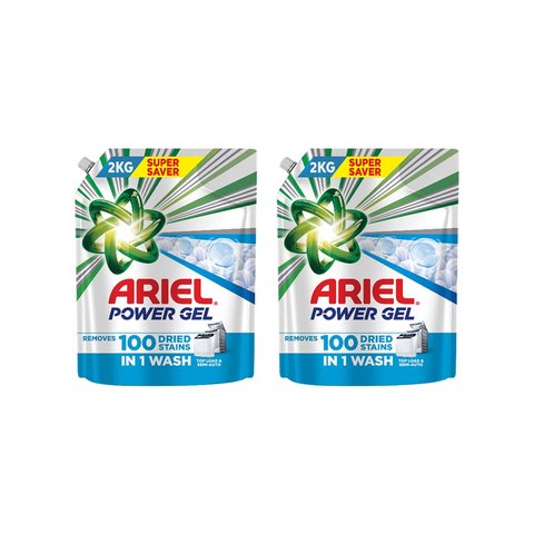 Ariel Power Gel Top Load Liquid Detergent (2 Kg) - Pack of 2 Price ...