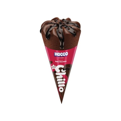 Hocco Chillo Dark Chocolate Ice Cream Cone Price - Buy Online at ₹45 in ...