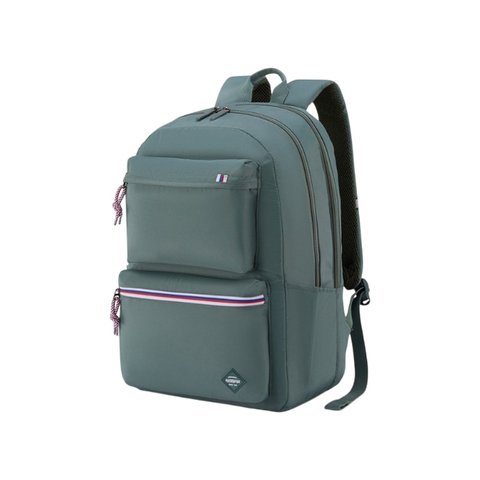 American Tourister Riley Polyester Laptop Backpack (Green) Price - Buy ...
