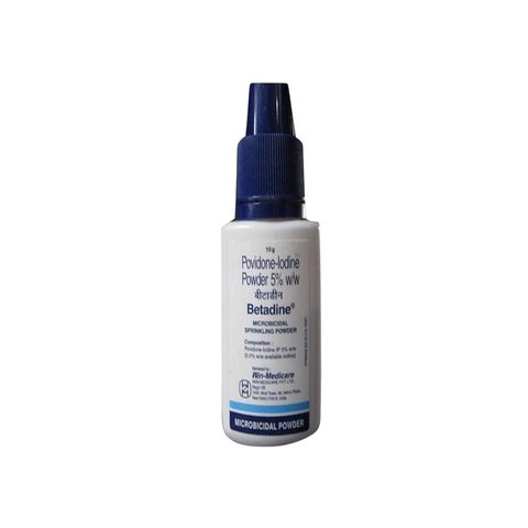 Betadine 5% Bottle Of 10gm Microbicidal Sprinkling Powder Price - Buy ...