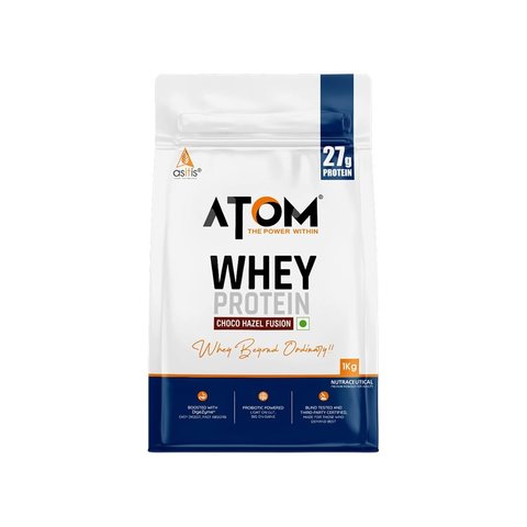 As-It-Is ATOM Whey Protein Powder with Enzymes (Choco Hazel Fusion ...