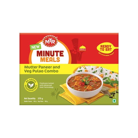 MTR Mutter Paneer & Veg Pulao Combo Ready to Eat Price - Buy Online at ...