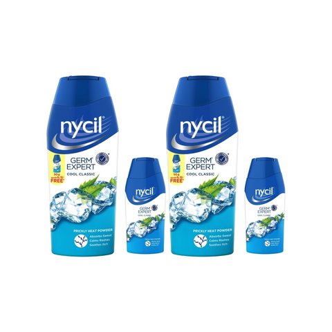 Nycil Talcum Powder - Free Nycil Cool Herbal Powder 50 g - Pack of 2 ...