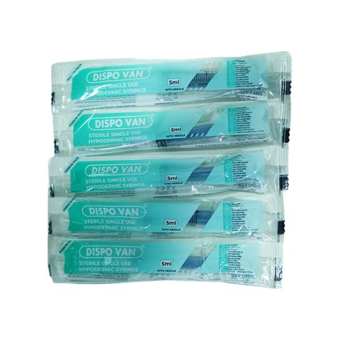 Dispovan Dispovan Single Use Syringe (5 ml) Price - Buy Online at ₹51 ...