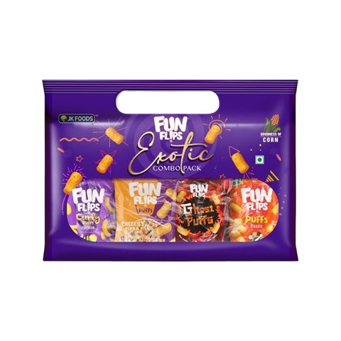 Fun Flips Exotic Puffs Combo Pack Price - Buy Online at ₹108 in India