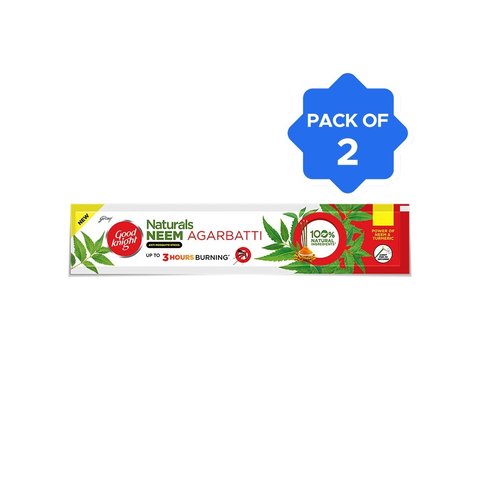 Good Knight Naturals Neem Mosquito Repellant Incense Sticks / Agarbatti ...