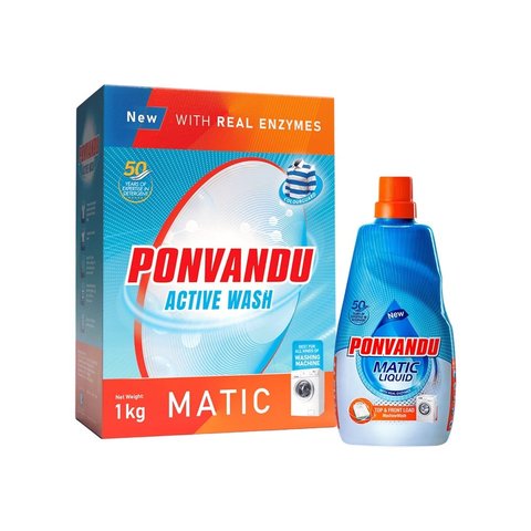 Ponvandu Matic Detergent Powder with Free Matic Liquid Detergent Price ...