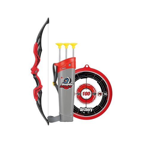 Planet of Toys Super Archery Bow & Arrow set (Red) Price - Buy Online ...