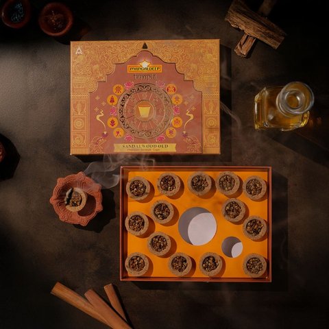 Mangaldeep Temple Premium Incense Dhoop Cup (Sandalwood Oud) Price ...