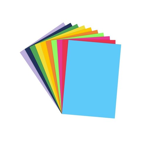 Lakeer A4 Coloured Sheets (Multicolour) Price - Buy Online at Best ...