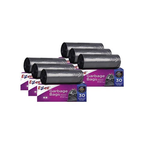 Ezee Premium Garbage Bag (Medium, Black) - Pack of 6 Price - Buy Online ...