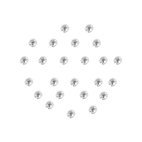 Roop Sagar Stone Bindi (2 mm, Silver) Price - Buy Online at ₹24 in India