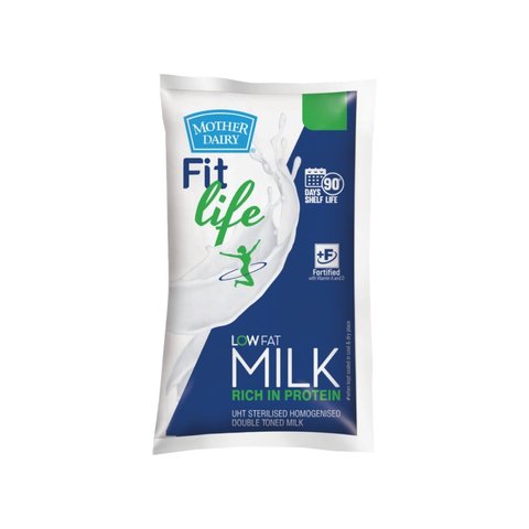 Mother Dairy FIT Life Homogenized Double Toned Milk Price - Buy Online ...