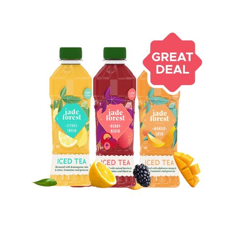 Jade Forest Iced Tea - Citrus Crush + Iced Tea - Berry Blush + Mango ...