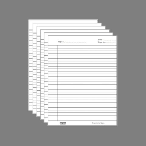 Ofixo Single Line A4 Sheets (70 GSM, White) Price - Buy Online at ₹182 ...