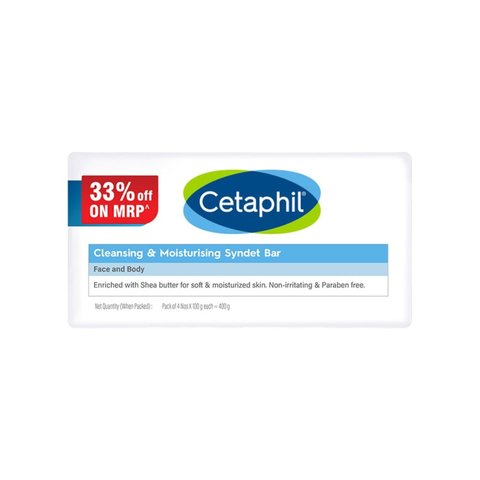 Cetaphil Cleansing & Moisturising Syndet Soap Bar Price - Buy Online at ...