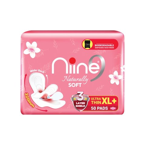 Niine Naturally Soft Ultra Thin Sanitary Pads Price - Buy Online at ...