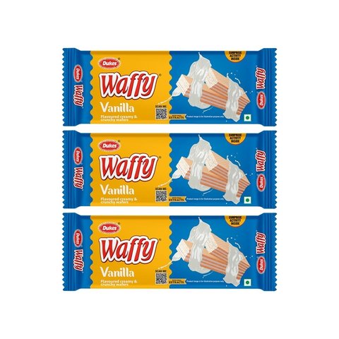 Dukes Waffy Vanilla Wafers - Pack of 3 Price - Buy Online at ₹75 in India